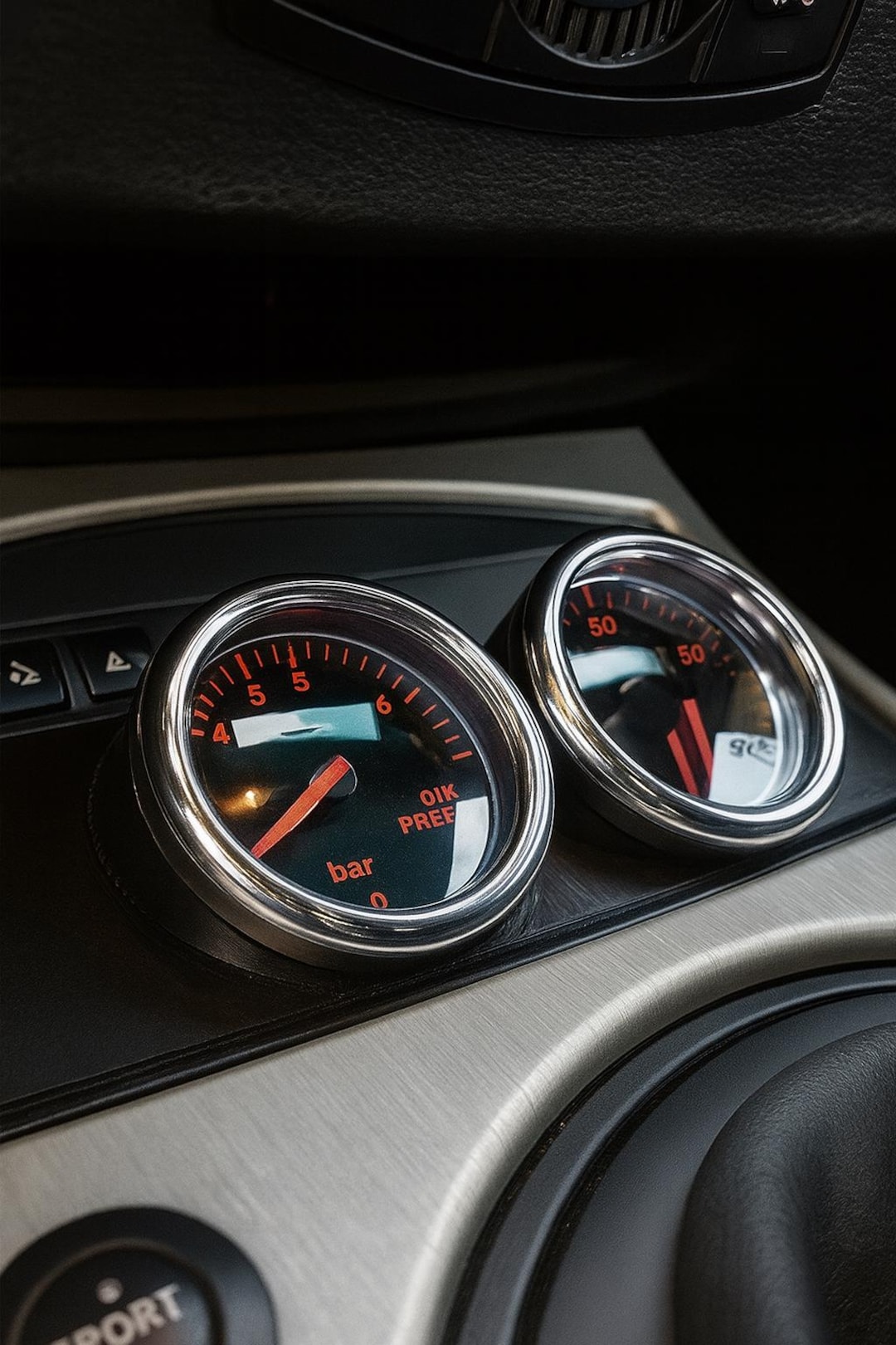 BMW Z4 Dual Gauge Pod: 52mm Ash Tray Mount, E85/E86 (2002-2008) - Etsy