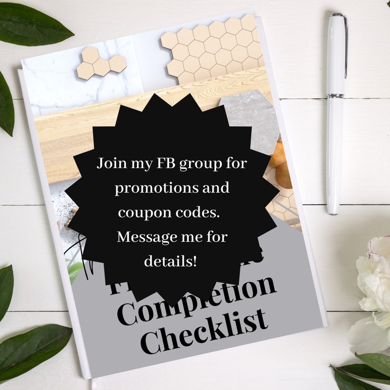 Printable Final Home Completion Checklist, Moving Checklist, Moving ...