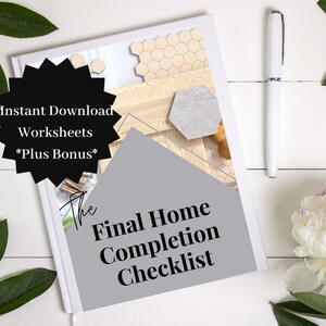 New Home Walk-through Checklist, Blue Tape Home Construction Checklist ...