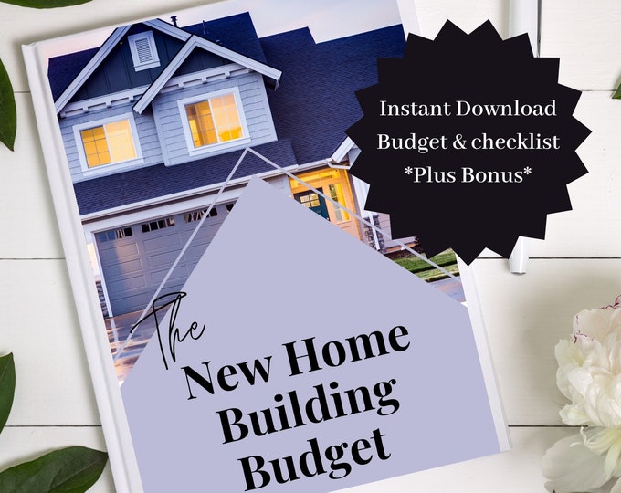 New Home Building Construction Planner & Organizer - Over 60 Instantly ...