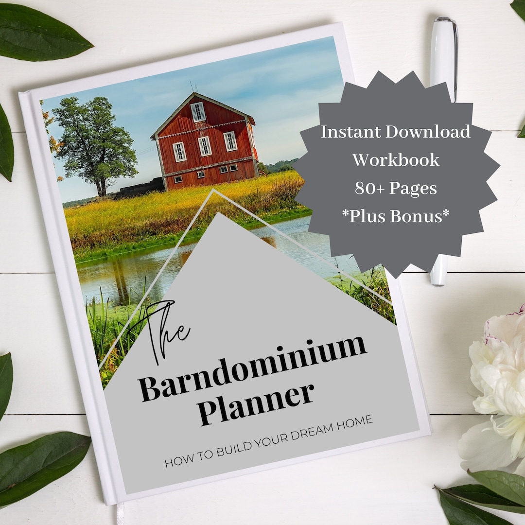Printable Barndominium Home Renovation Planner, Home Building Checklist ...