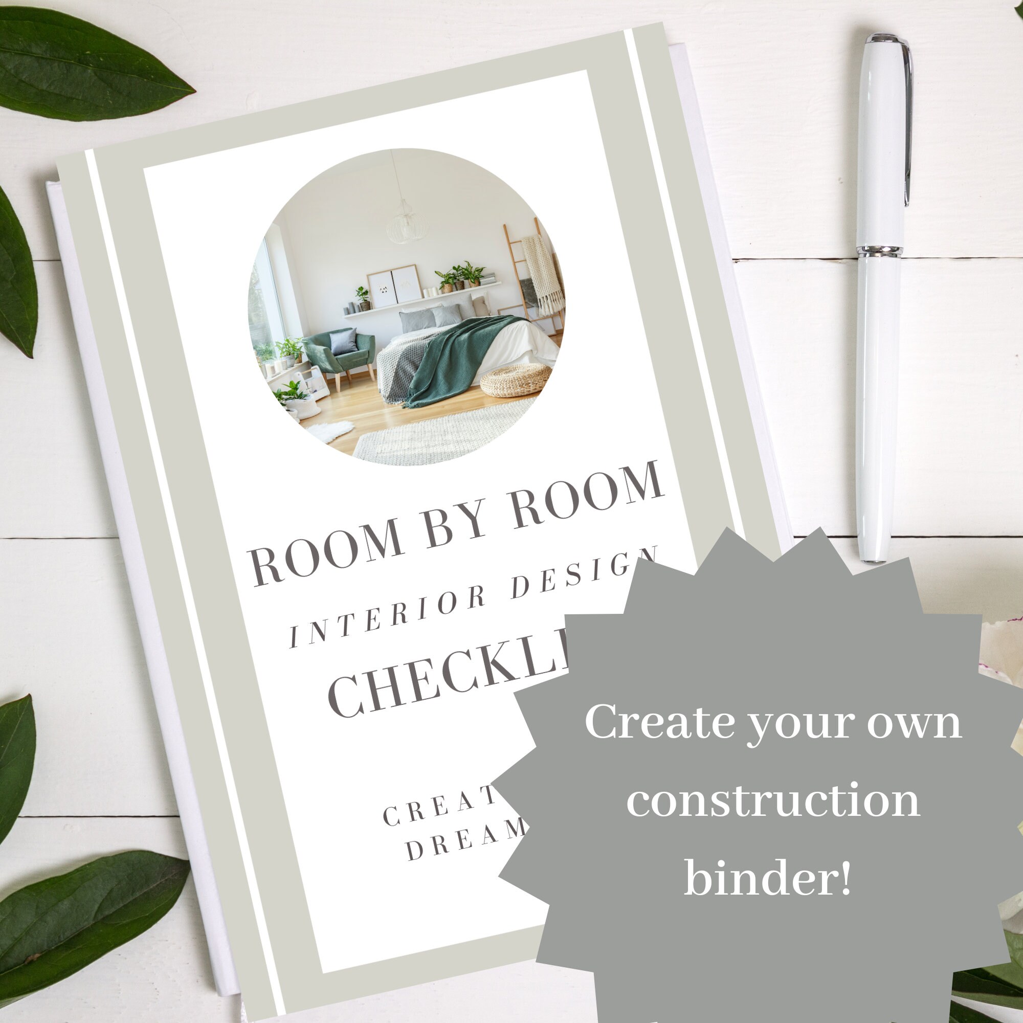 Editable Printable Interior Design Checklist Room by Room - Etsy Australia