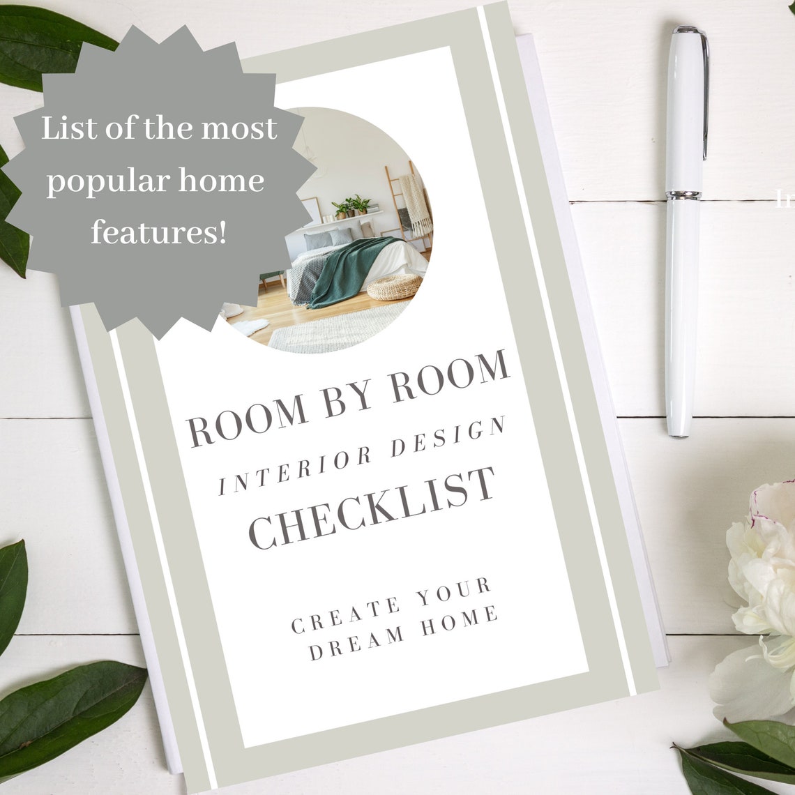 Editable Printable Interior Design Checklist Room by Room - Etsy Australia