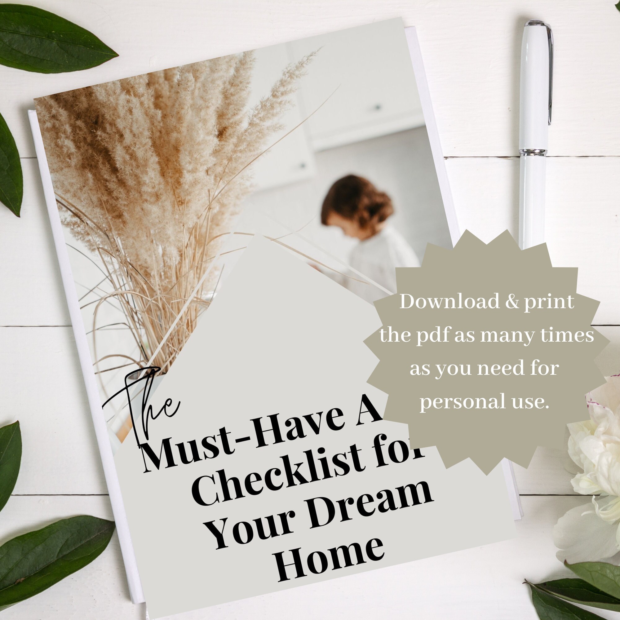 Printable New Home Construction Checklist, Dream Home List, Home Bucket ...