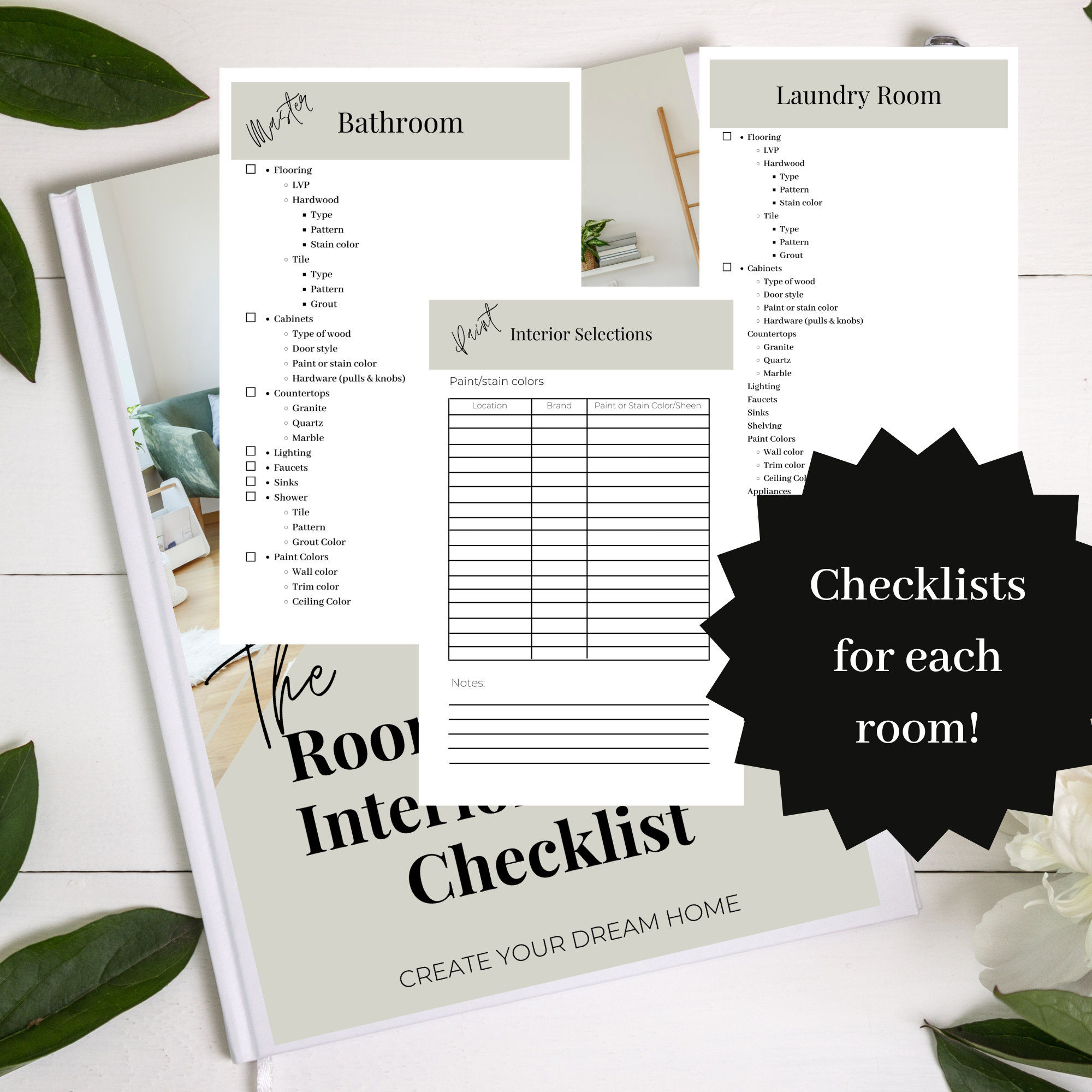 Printable Barndominium Planner, Budget Binder, New Construction ...