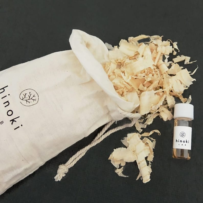 Japanese Hinoki Wood Essential Oil Sachet Calming & Relaxing - Etsy