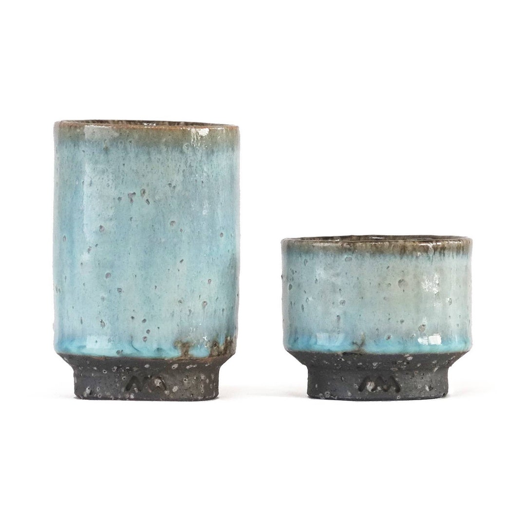 Japanese Tea Cup, Asemi Co. Iga-yaki Hydrangea Traditional Handcrafted ...