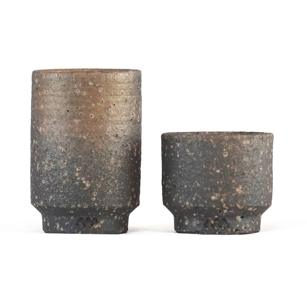 Japanese Tea Cup, Asemi Co. Iga-yaki Unglazed Traditional Handcrafted ...