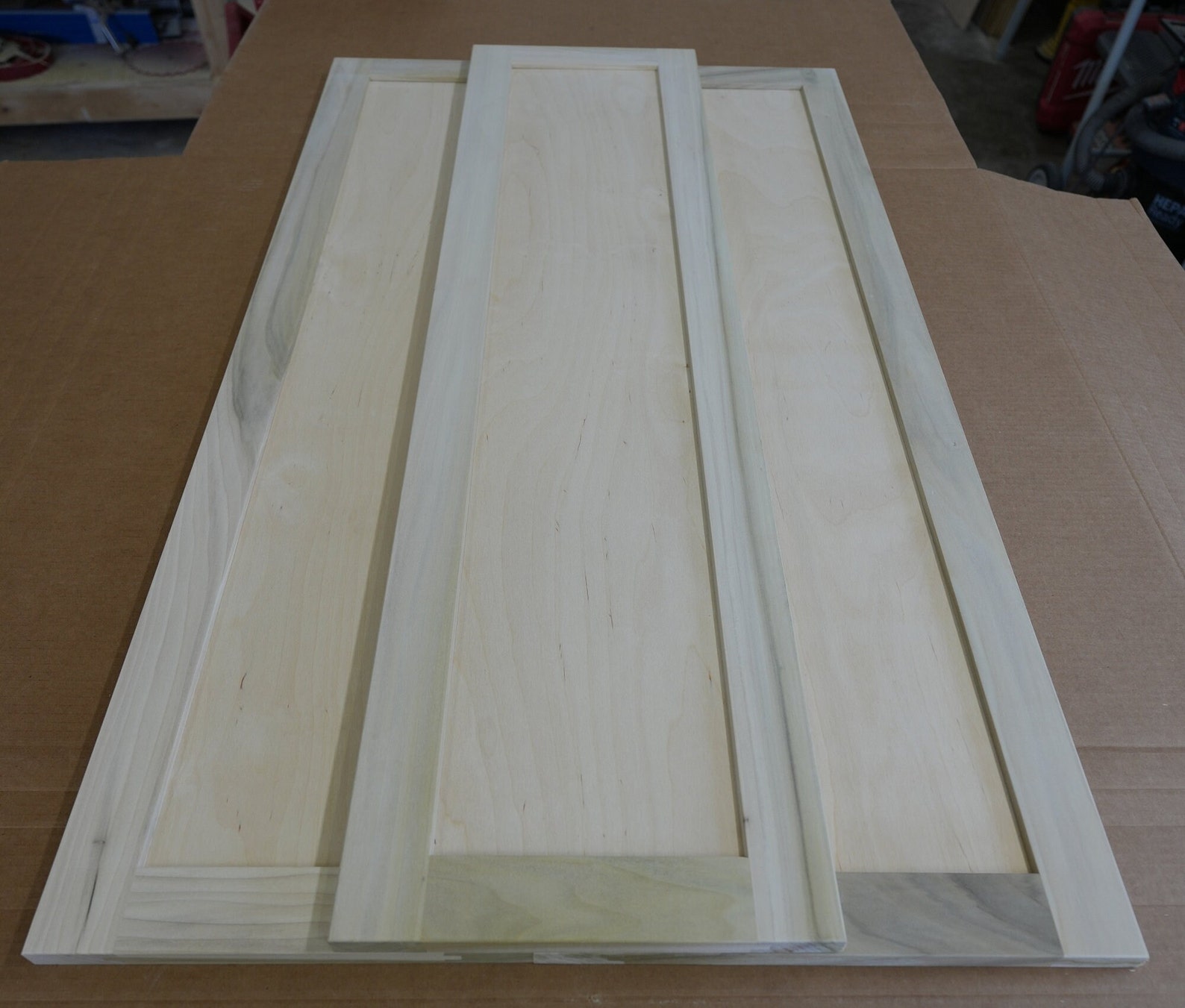 Shaker Cabinet Door poplar Stiles / Rails, Baltic Birch Panel - Etsy