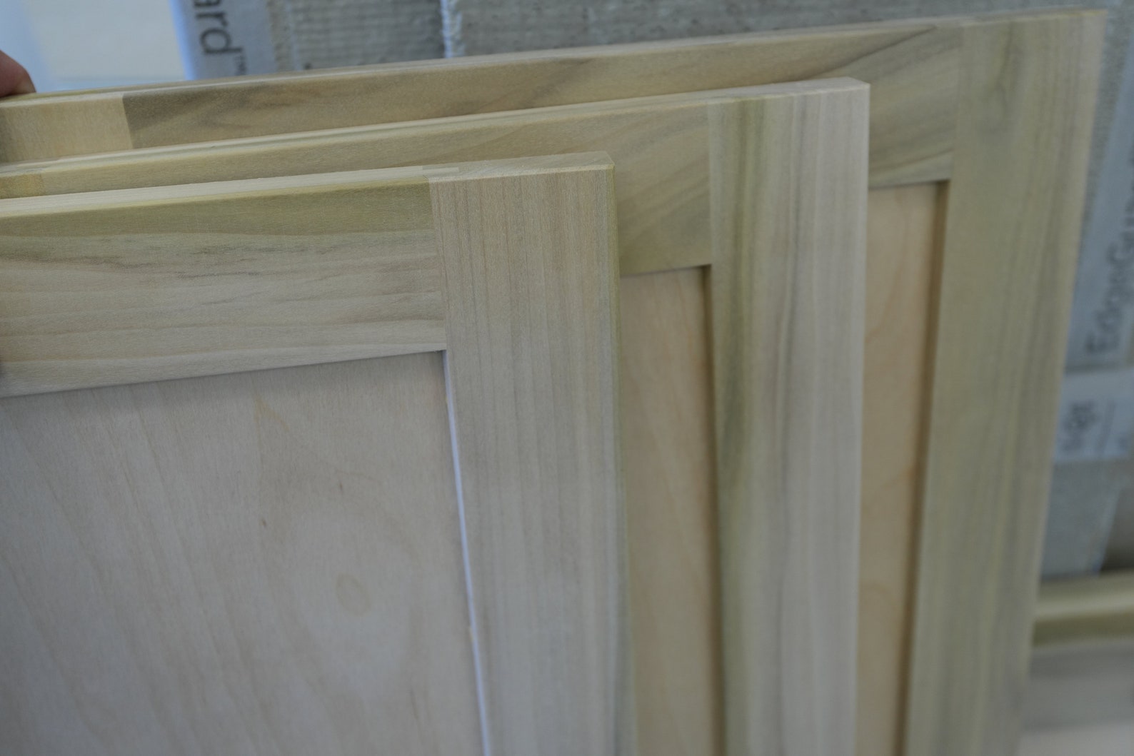 Shaker Cabinet Door poplar Stiles / Rails, Baltic Birch Panel - Etsy