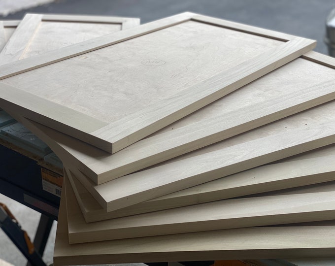 Shaker Cabinet Door (poplar Stiles / Rails, Baltic Birch Panel) - Etsy
