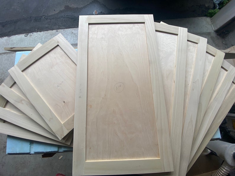 Shaker Cabinet Door poplar Stiles / Rails Baltic Birch - Etsy
