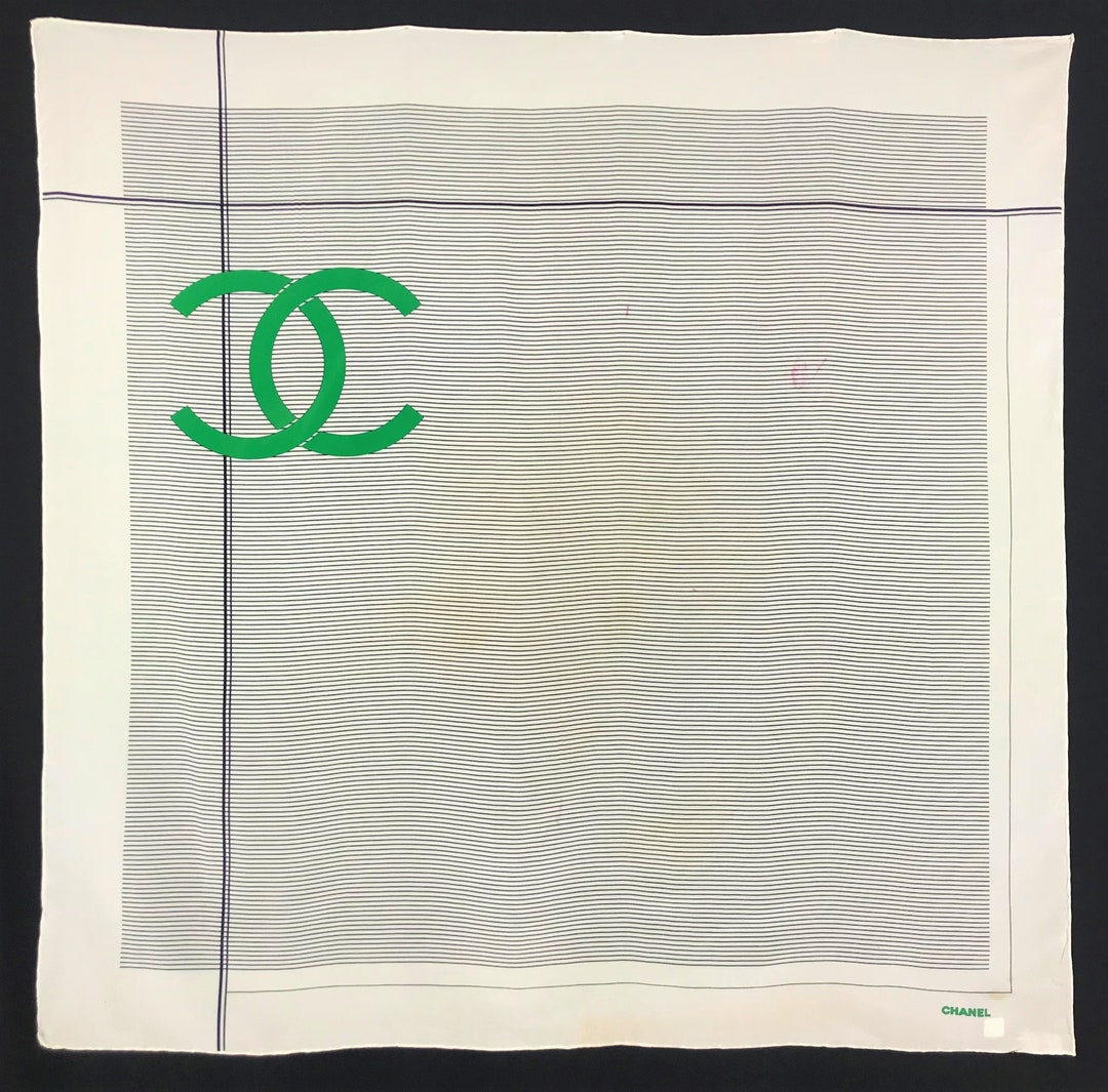 Vintage Chanel Silk Scarf Chanel Wrap Chanel Scarf Chanel Pure - Etsy
