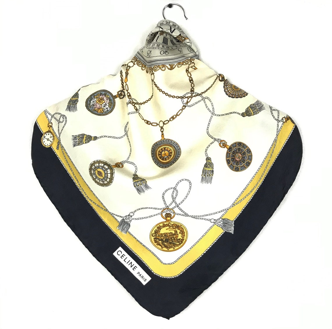 Vintage Celine Paris Silk Scarf Celine Shawl Celine Babushka - Etsy