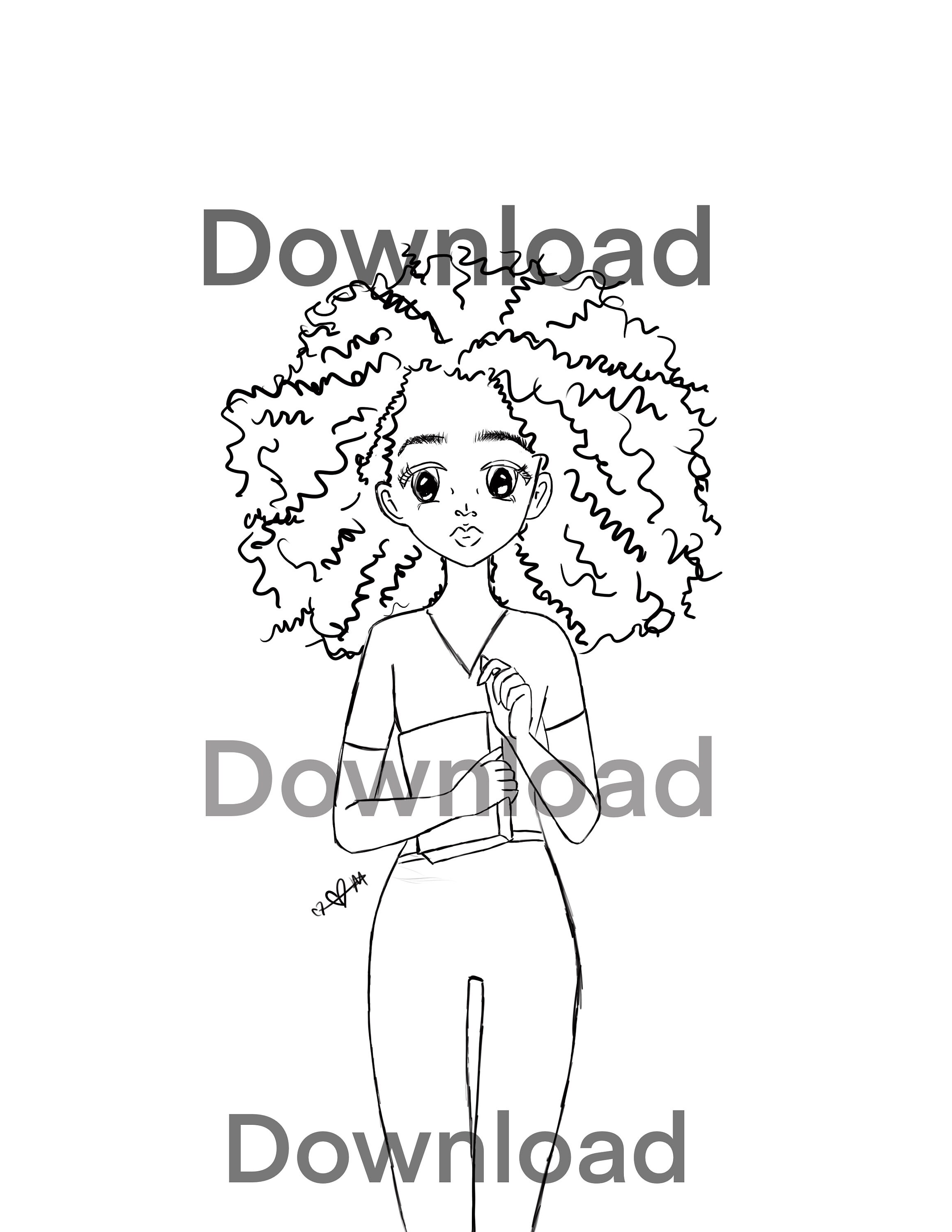 Free Ethnic Coloring Pages