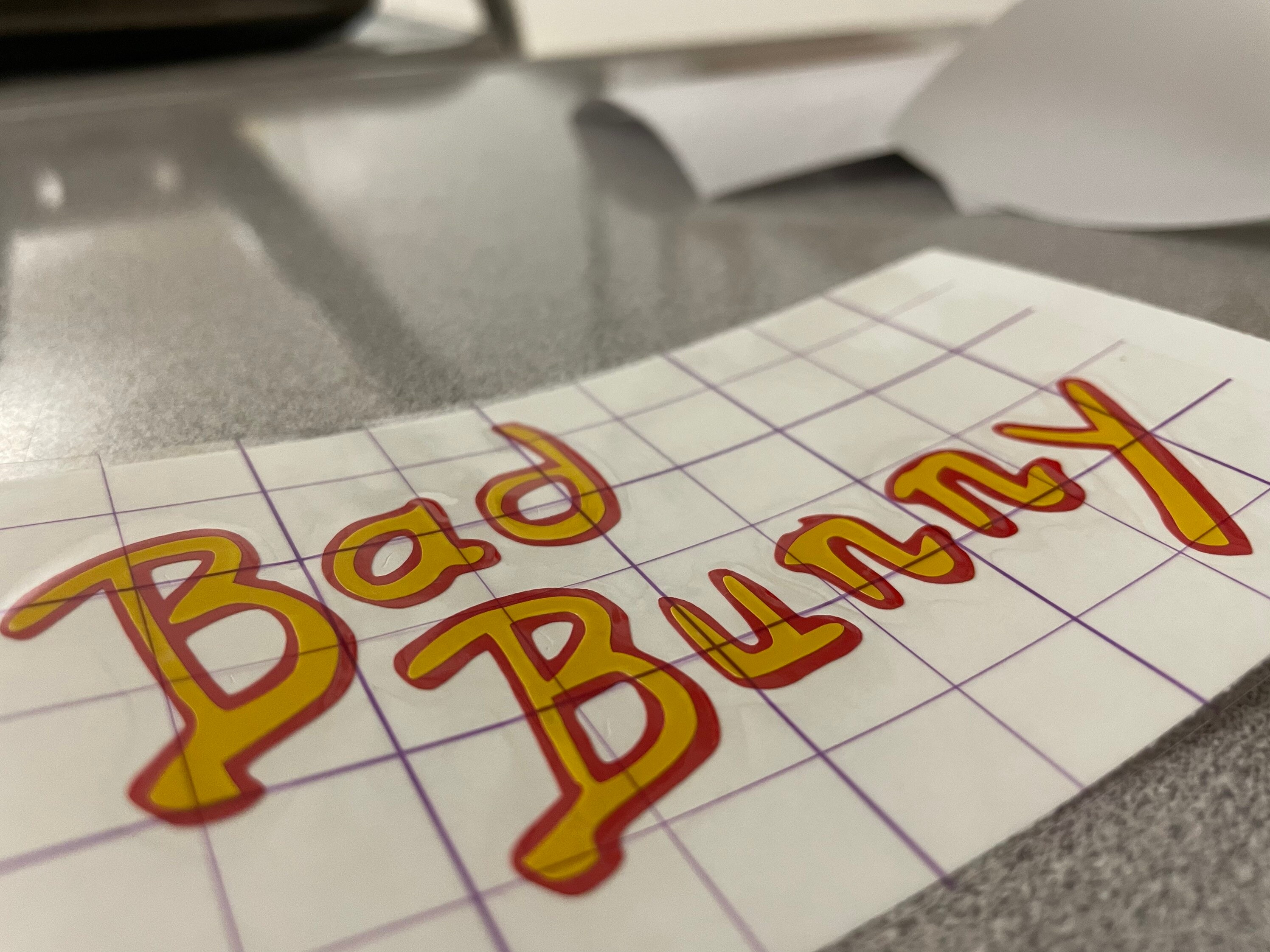 Bad Bunny Decal - Etsy