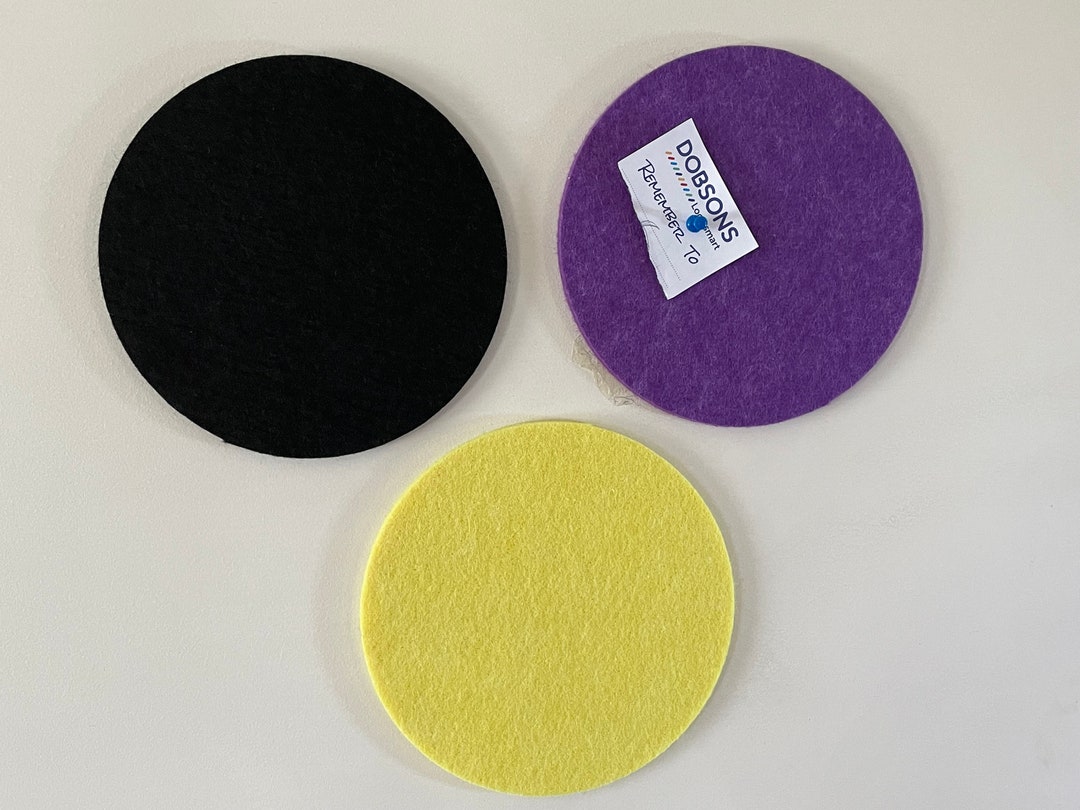 Acoustic Felt Round Pin Boards Notice Board Wall Art - Etsy