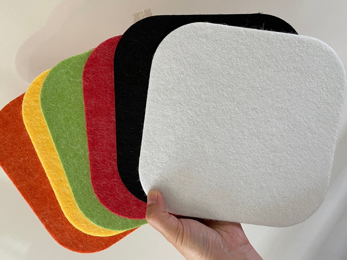 Acoustic Felt Square Pin Boards Notice Board Wall Art - Etsy