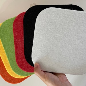 Acoustic Felt Square Pin Boards Notice Board Wall Art - Etsy
