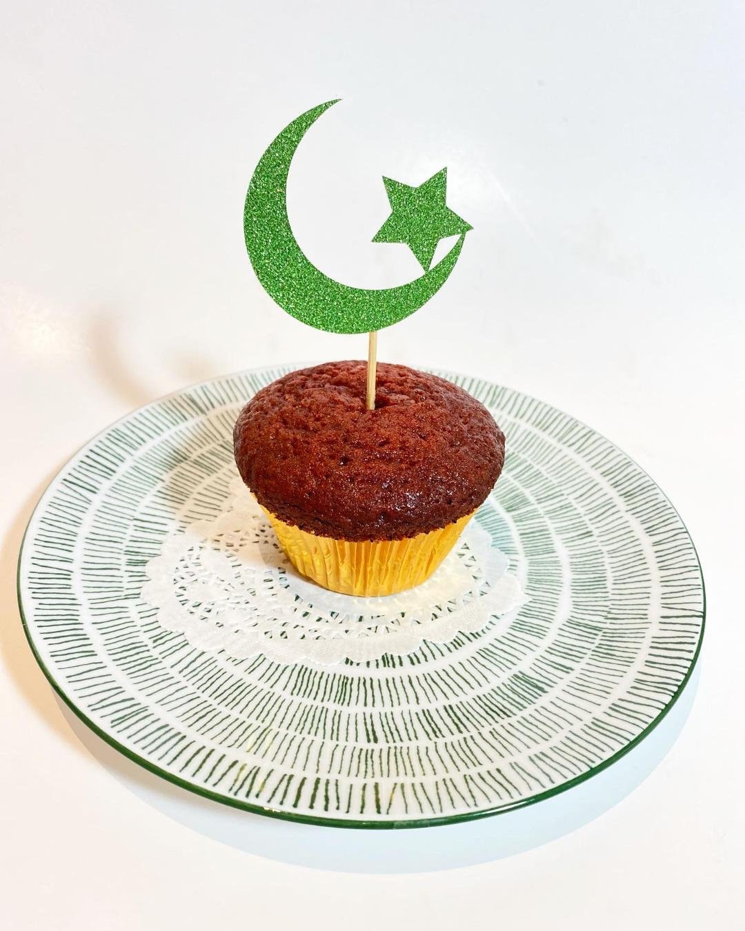 Ramadan Cupcake Toppers, A Pair of 6-pack Ramadan Cupcake Toppers ...