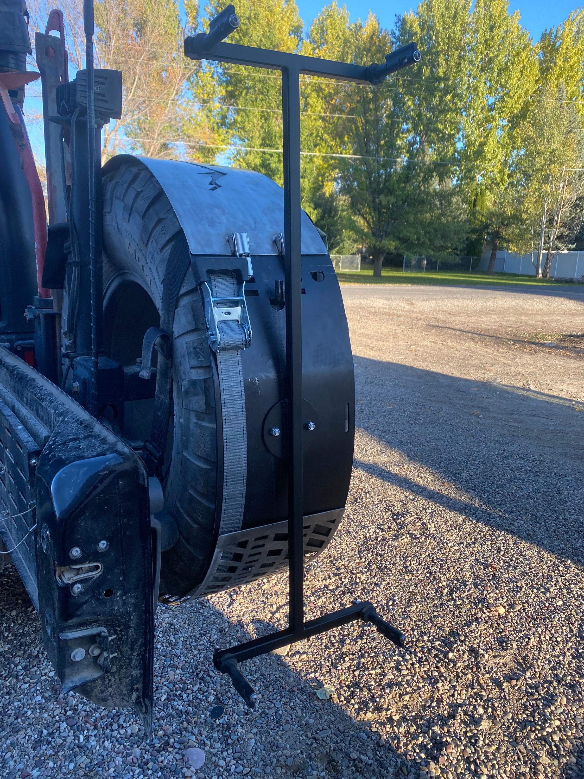 Spare Tire Fire Pit Ring With Accessory Mounting Plate - Etsy