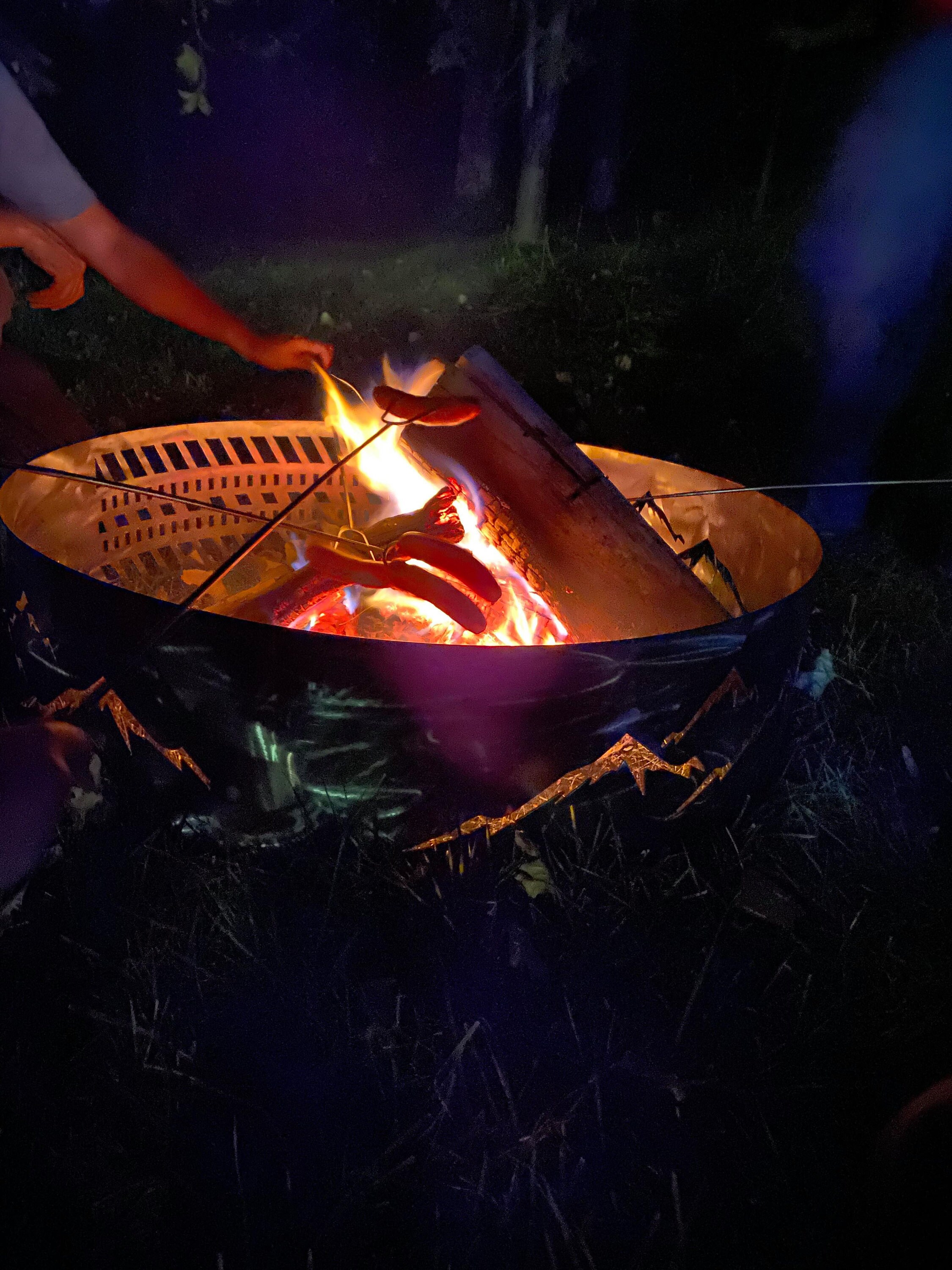 Spare Tire Fire Pit Ring With Accessory Mounting Plate - Etsy