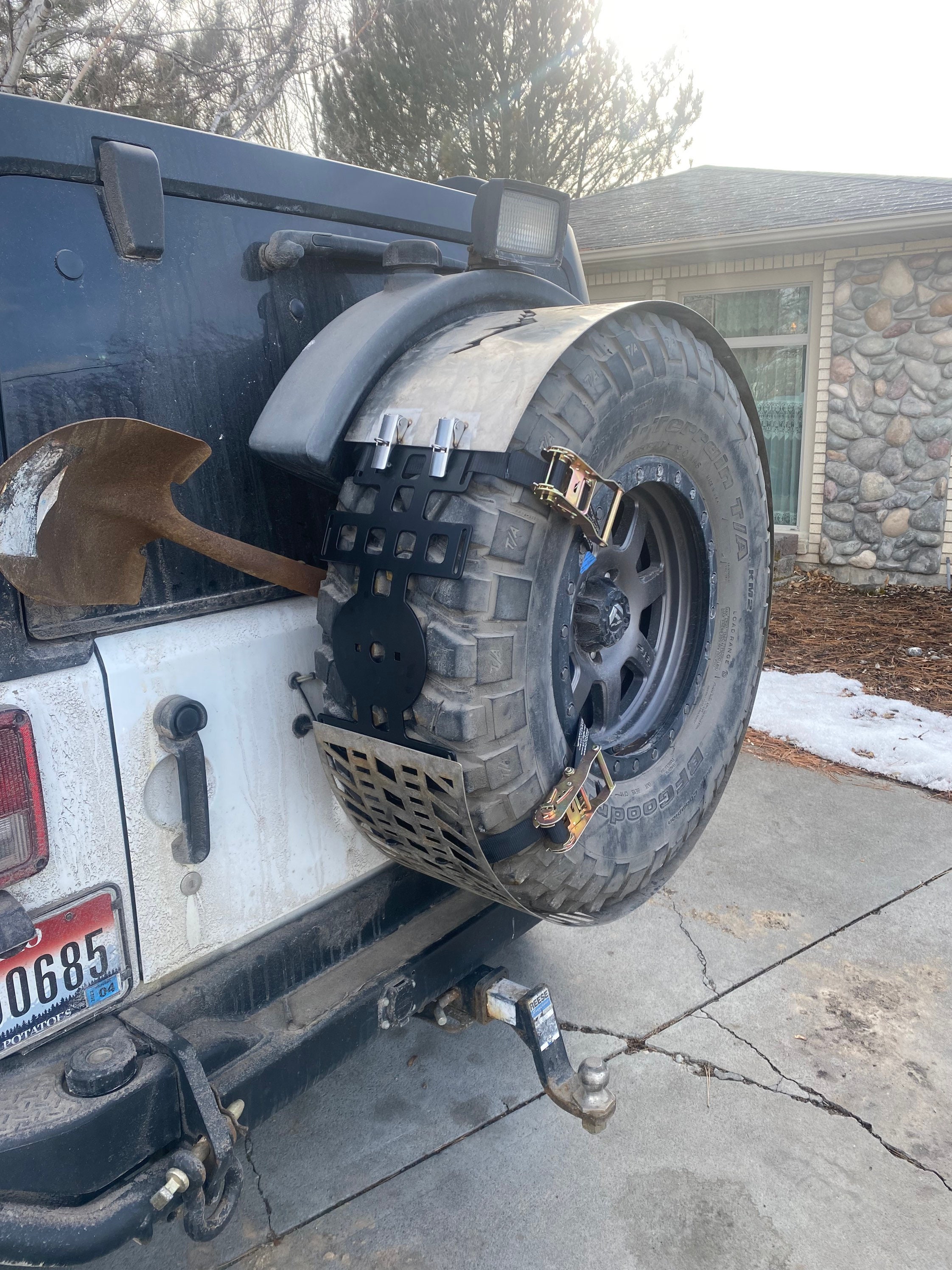 Spare Tire Fire Pit Ring With Accessory Mounting Plate - Etsy Australia