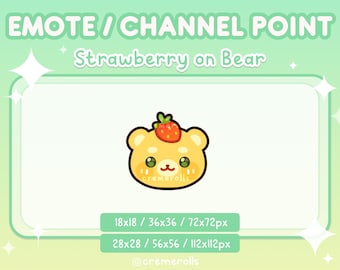 Twitch Cherry Fruit / Emote / Channel Point / Streamer - Etsy