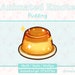 Pudding Animated & Static Emote Twitch Discord Dessert Flan Food ...