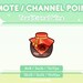 Galaxy Doughnut Emote Channel Point Food Baked Pastry Treat / Snacks ...
