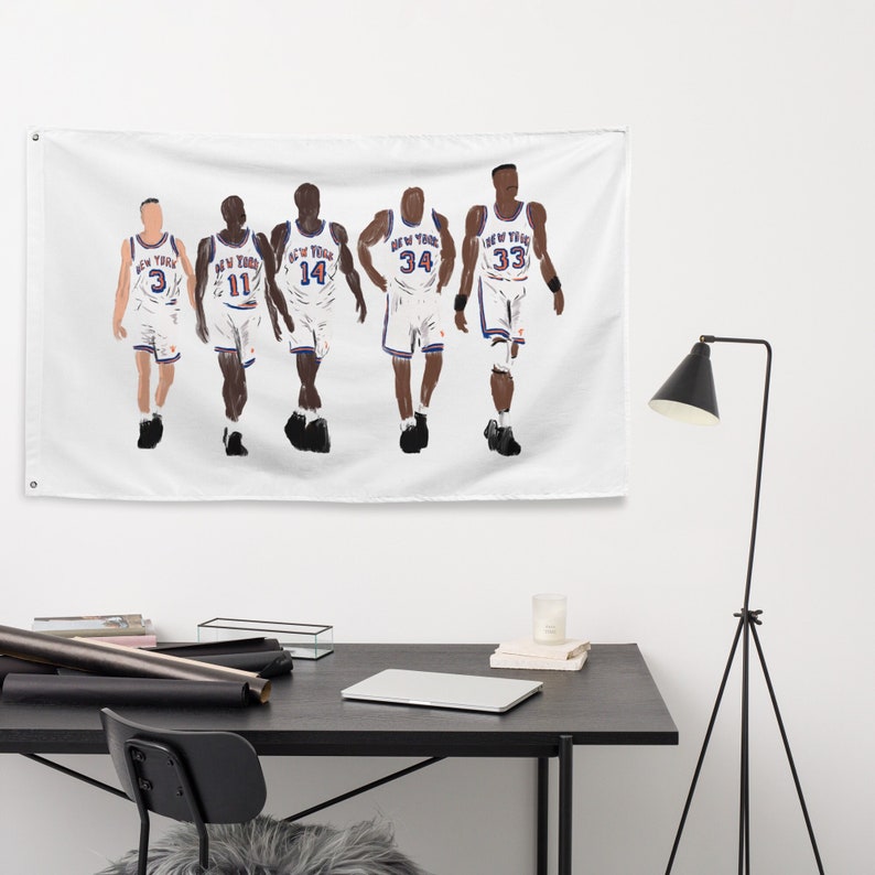 New York Knicks 90's Squad Flag - Etsy