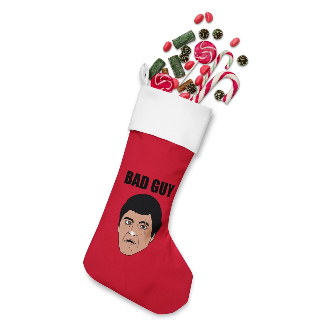 Tony Montana Scarface Bad Guy Christmas Stocking - Etsy