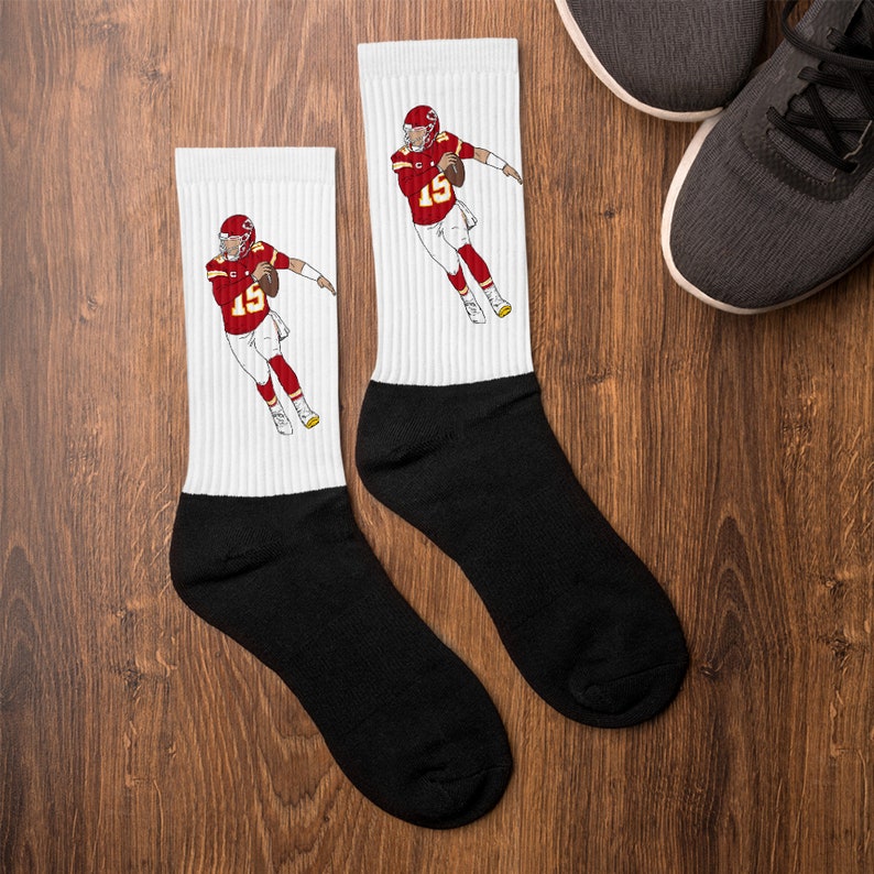 Patrick Mahomes Chiefs Kansas City Socks - Etsy