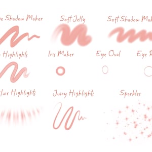 30 Jelly Artstyle Procreate Brushes, Procreat Brushset, Coloring and ...
