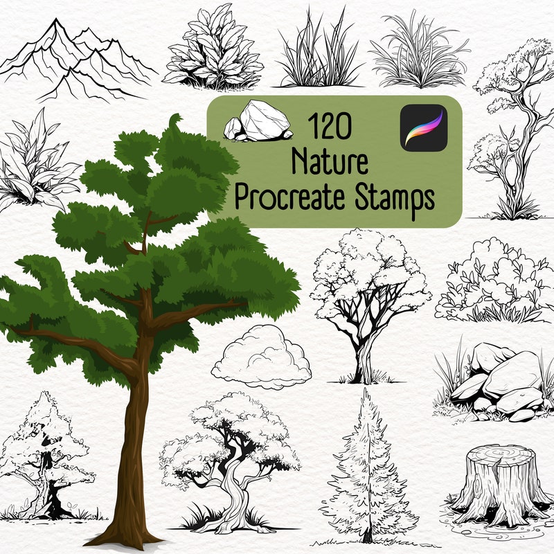 Nature Stamp - Etsy