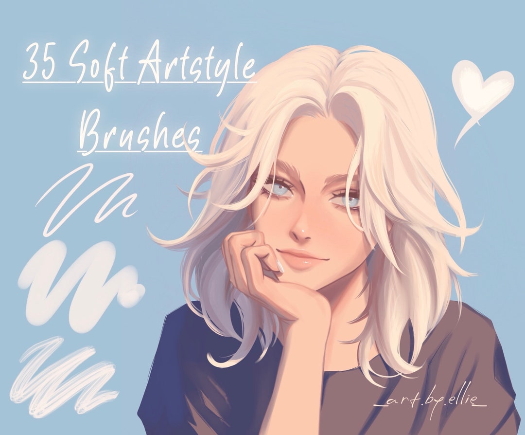 Procreate Soft Artsytle Brushes, Soft and Aesthetic Brushset, Procreate ...