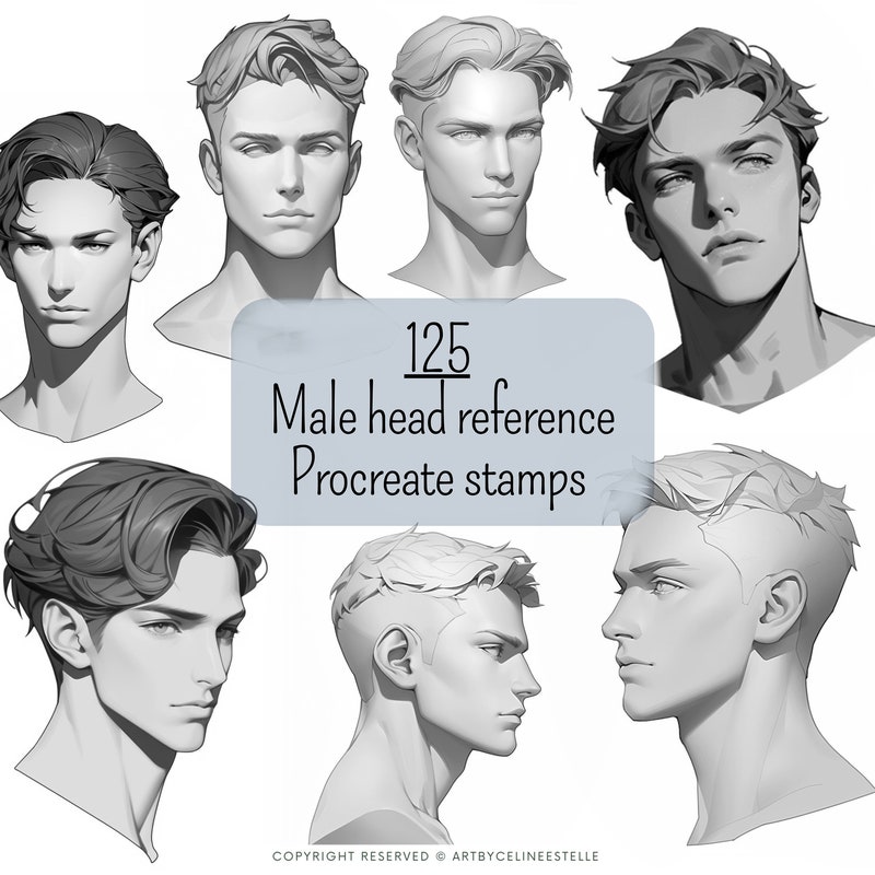 Aesthetic Male Portrait - Etsy
