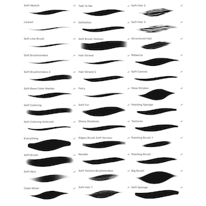 Procreate Soft Artsytle Brushes, Soft and Aesthetic Brushset, Procreate ...