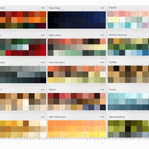 110 Procreate Color Palettes Bundle / Procreate Color Palette ...