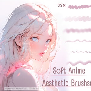 Procreate Soft Anime Style Pinselset Manga Pinselset - Etsy