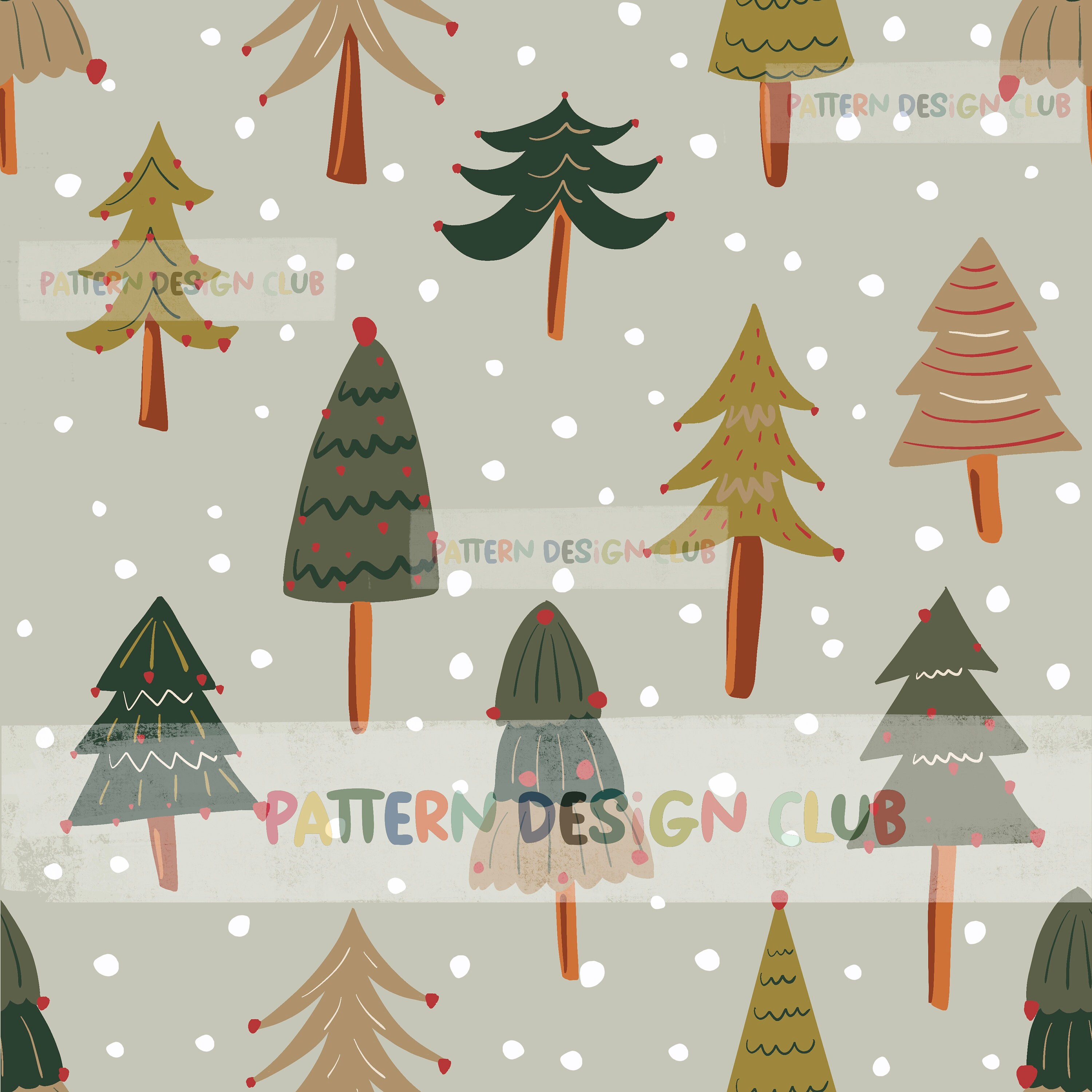 Papercraft Embellishments Seamless Repeat Pattern Christmas Seamless ...
