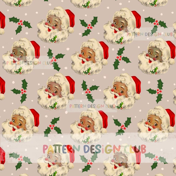 Vintage Santa Pattern