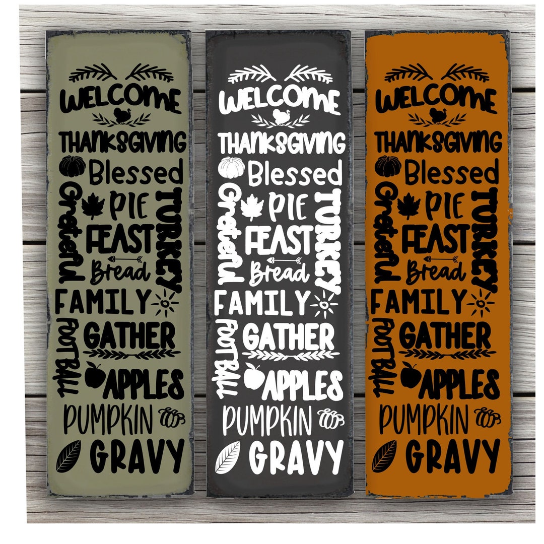 Thanksgiving Porch Sign SVG, JPEG, PNG, Cutting File, Stencil Art ...
