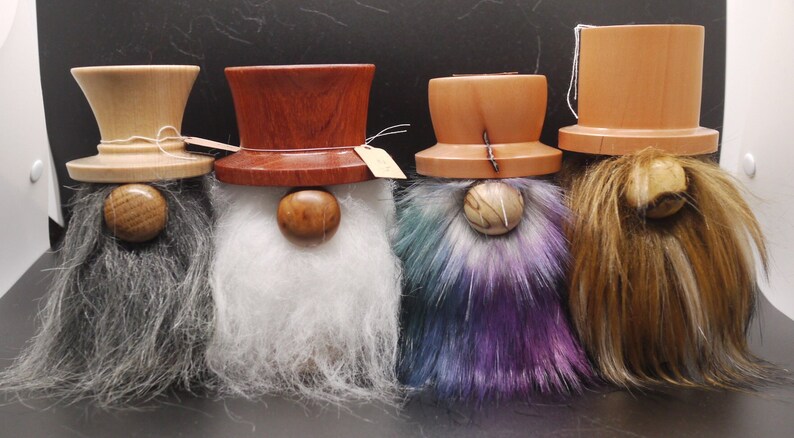 Handmade Lathe Turned Wooden Gonks larger - Etsy