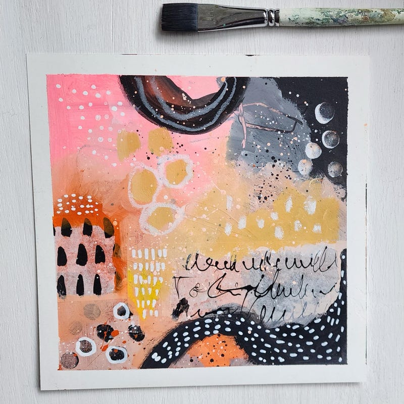 Small Abstract Art - Etsy