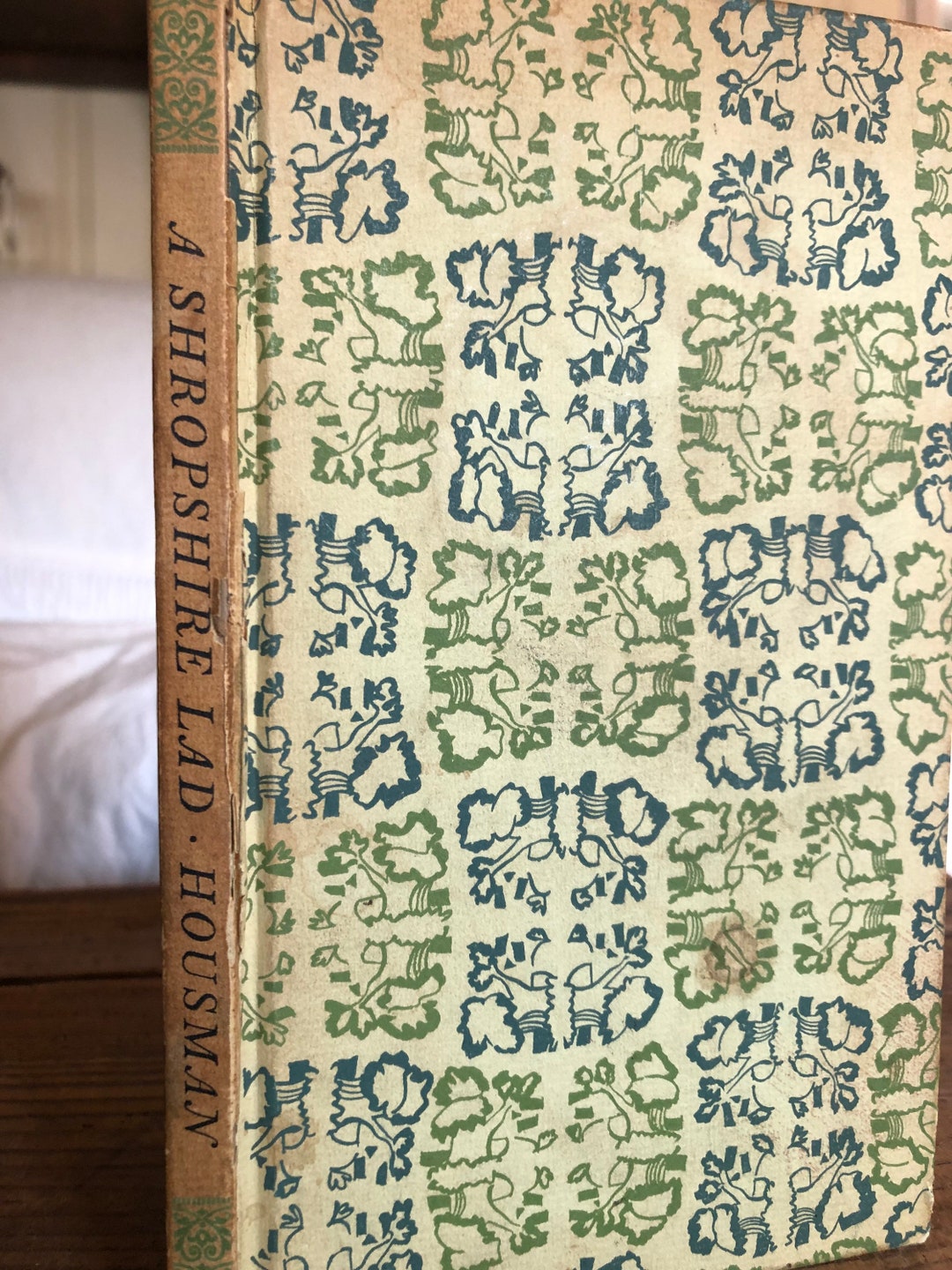 1950 A Shropshire Lad by A. E. Housman Rare Antique Poetry - Etsy