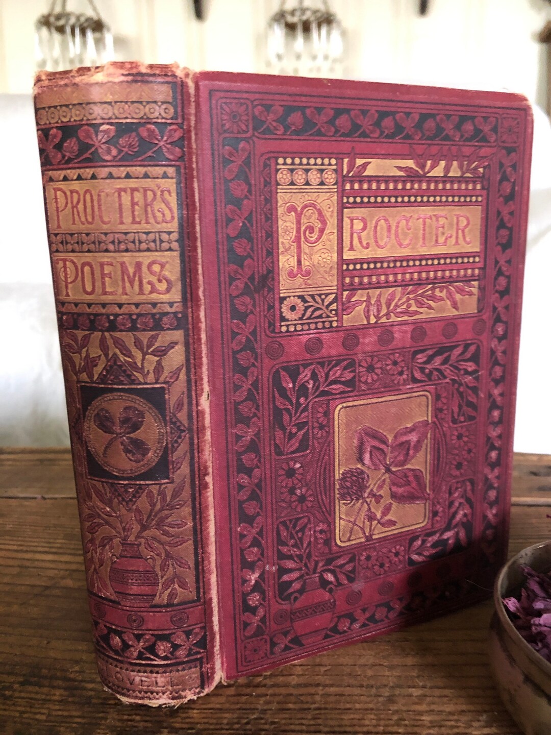 1800s the Poems of Adelaide A. Procter, Complete Edition, Rare Antique ...