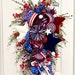 Patriotic Swag, Patriotic Decor, Red, White and Blue Swag, Patriotic ...