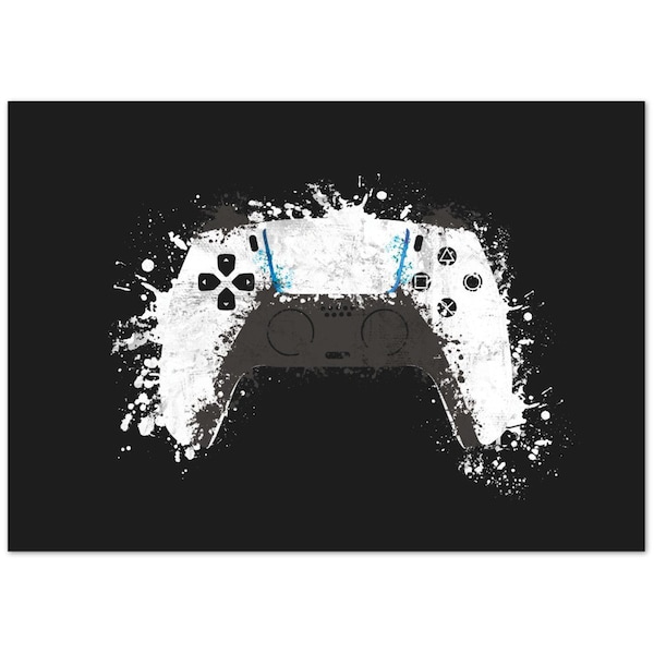 Ps5 Controller Poster - Etsy