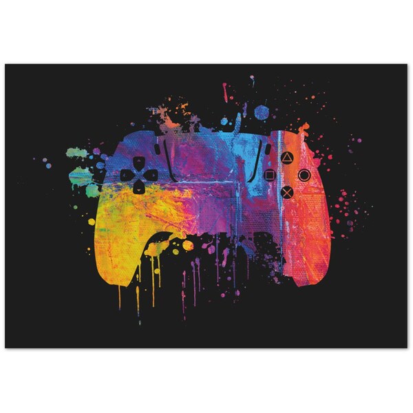 Ps5 Controller Poster - Etsy